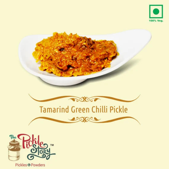 Tamarind Pickle With Green Chilli – GarudaBazaar.com